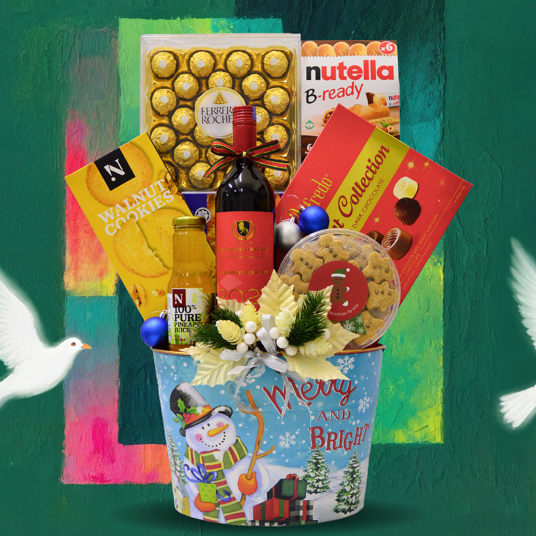 Christmas Basket Hamper : X'mas-4 | Hamper Delivery Malaysia