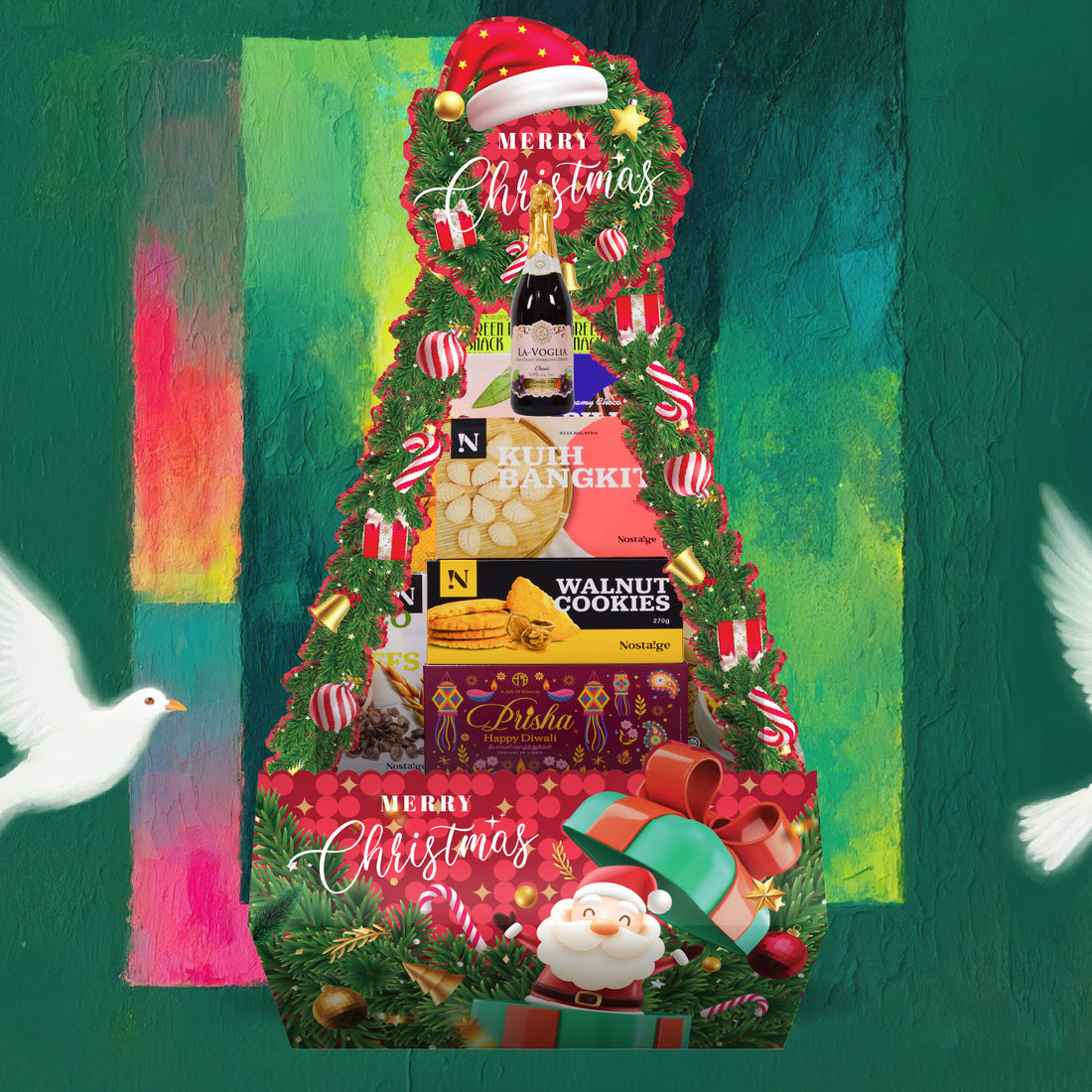 Christmas Pyramid Hamper : CH-3 | Hamper Delivery Malaysia